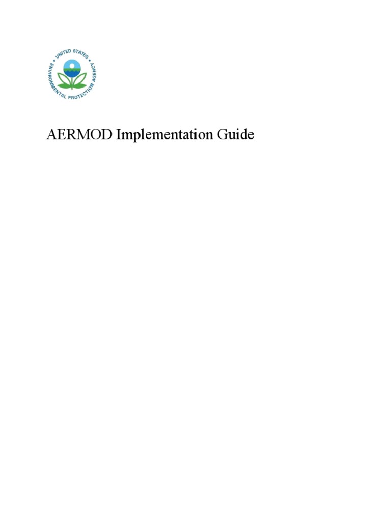 AERMOD Implementation Guide | PDF | Mean | Topography