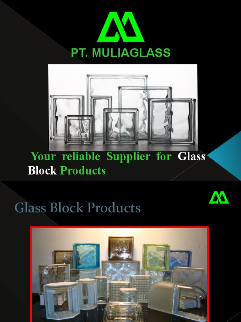 Pt. Muliaglass: Glass Block | PDF