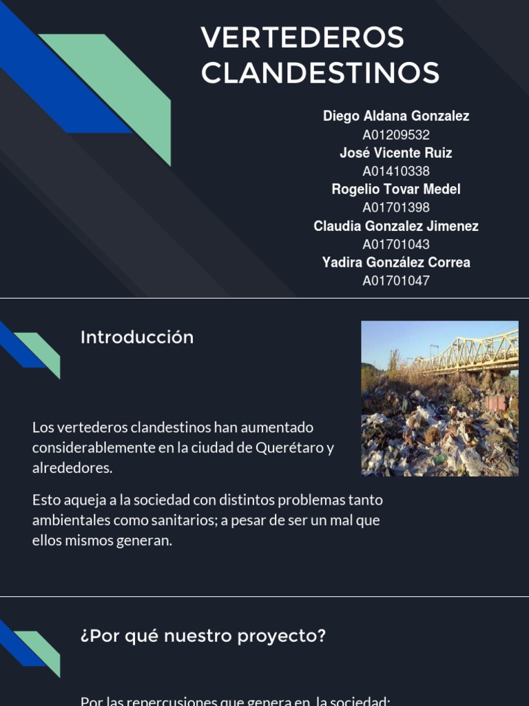 Presentación Final | PDF | Vertedero | Residuos