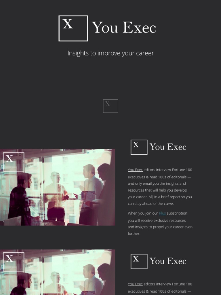 You Exec - Carbon - Dark - 16x9 - Deck C | PDF | Business