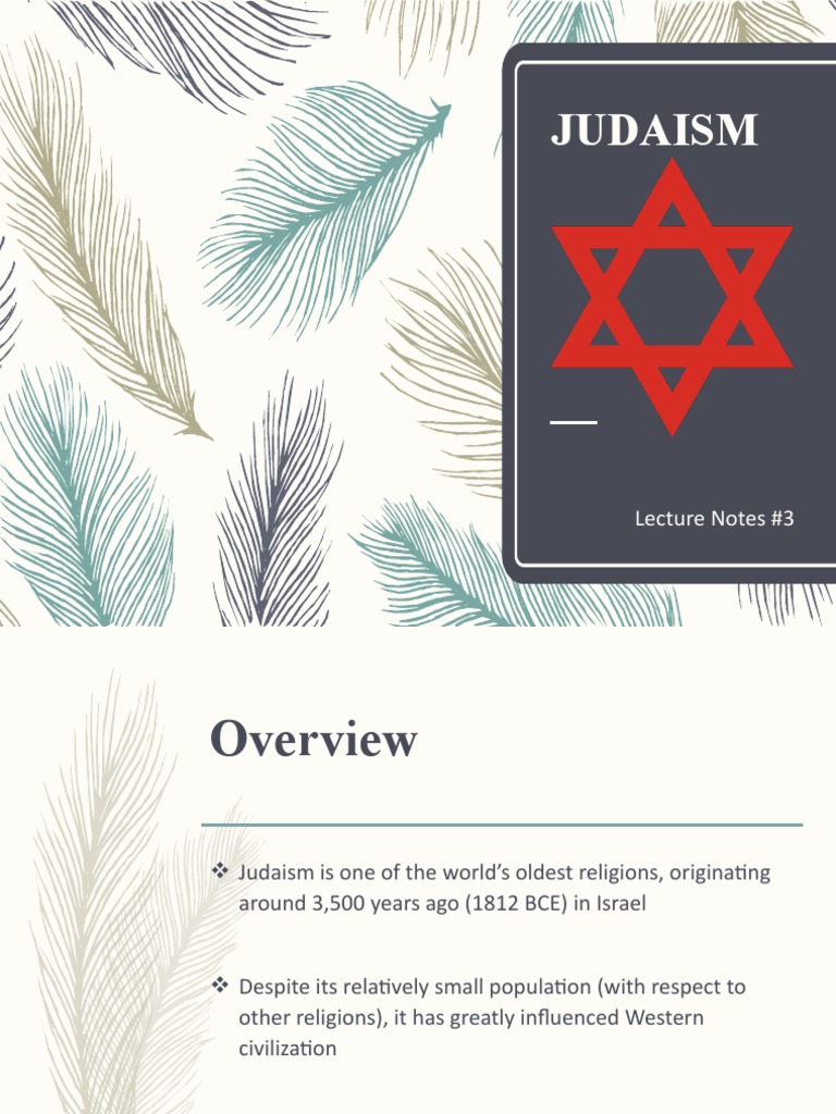 Lecture Notes #3-JUDAISM | PDF | Babylonian Captivity | Nevi'im