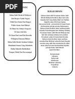 Lirik Lagu Negeri Perak | PDF