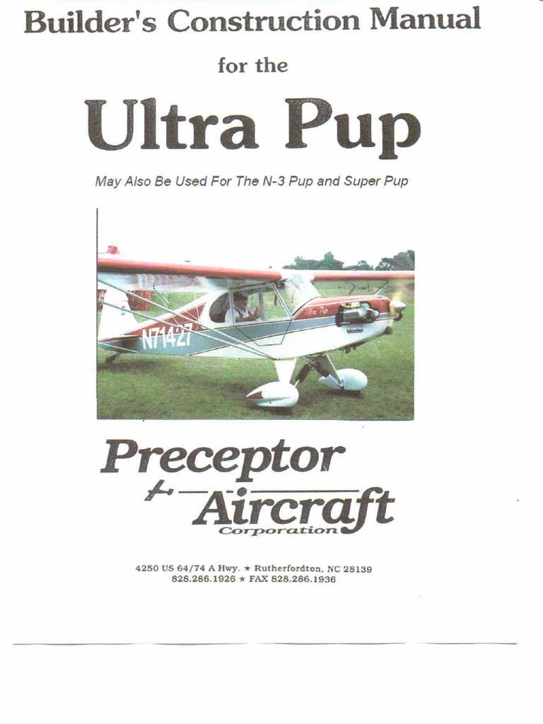 Ultra Pup Construction Manual | PDF