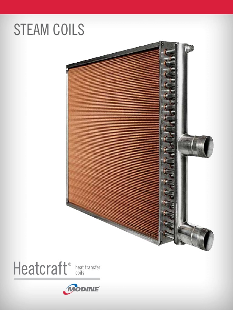 Modine Steam Coils | PDF | Sheet Metal | Pipe (Fluid Conveyance)