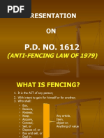 Anti-Fencing Law of 1979 Overview | PDF | Public Law | Justice