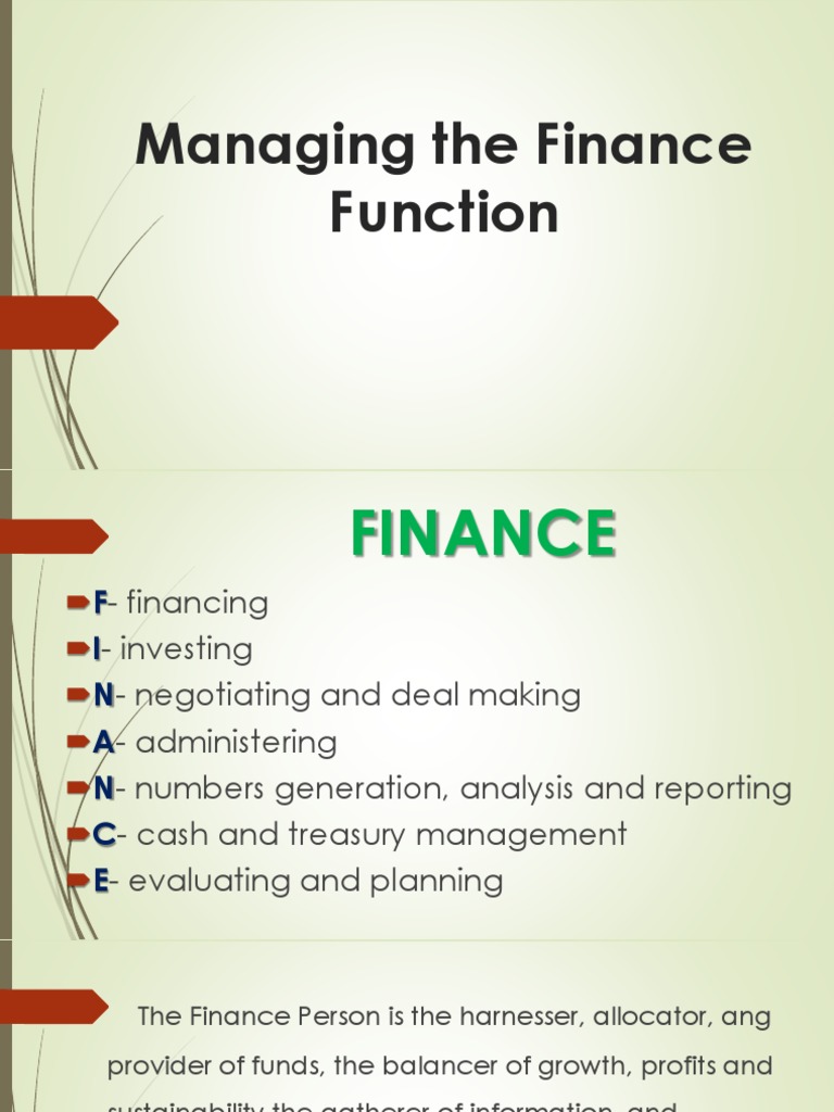 Managing The Finance Function | PDF | Equity (Finance) | Market Liquidity