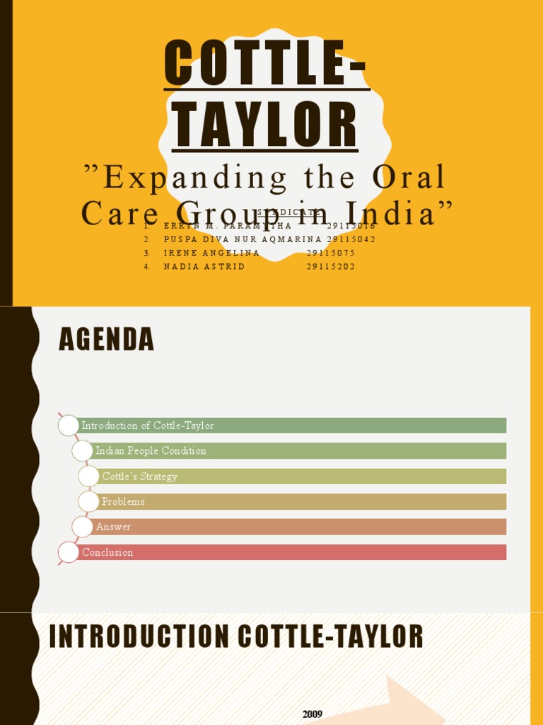 Cottle Taylor Case Analysis | PDF | Oral Hygiene | Toothbrush