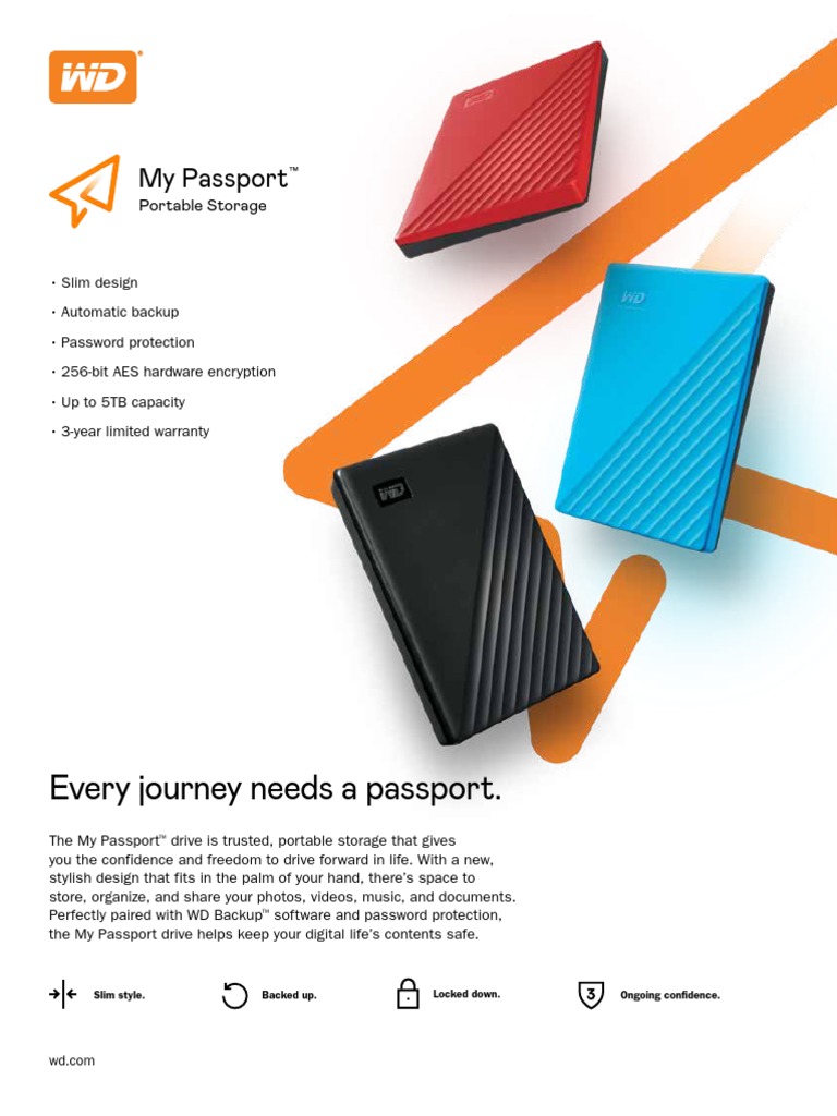 My Passport Product Data | PDF | Backup | Usb