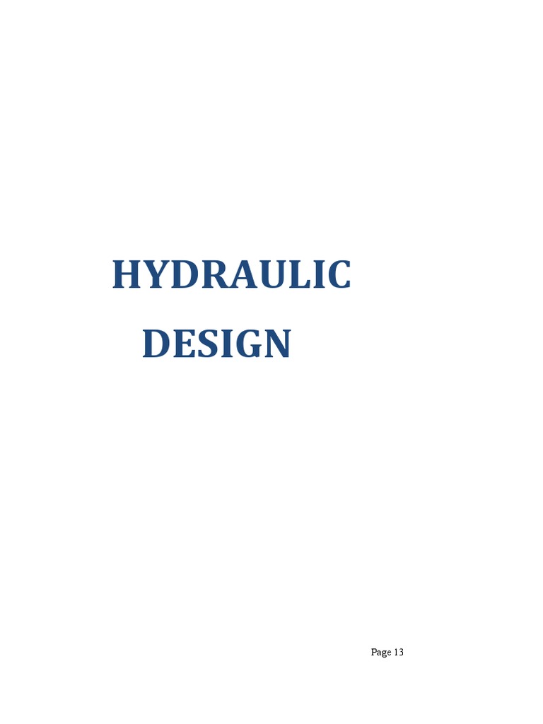 Part 1 Hydraulic Design Calculation 473 | PDF | Discharge (Hydrology ...