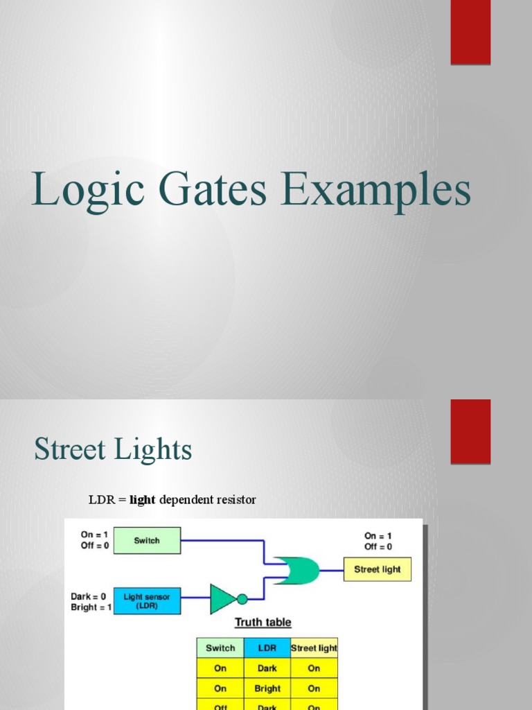 Lecture 07 - Logic Gates II | PDF