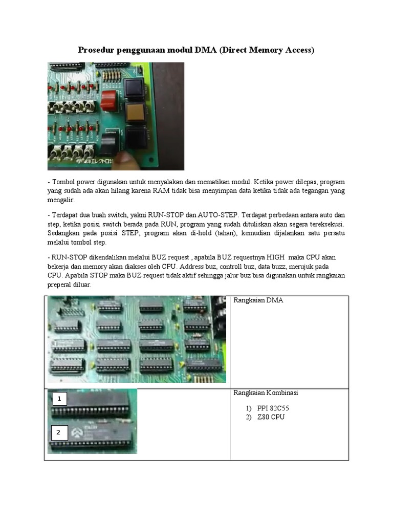 DMA z80 | PDF