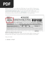 Filing of Bir Payment Form 0605 | PDF