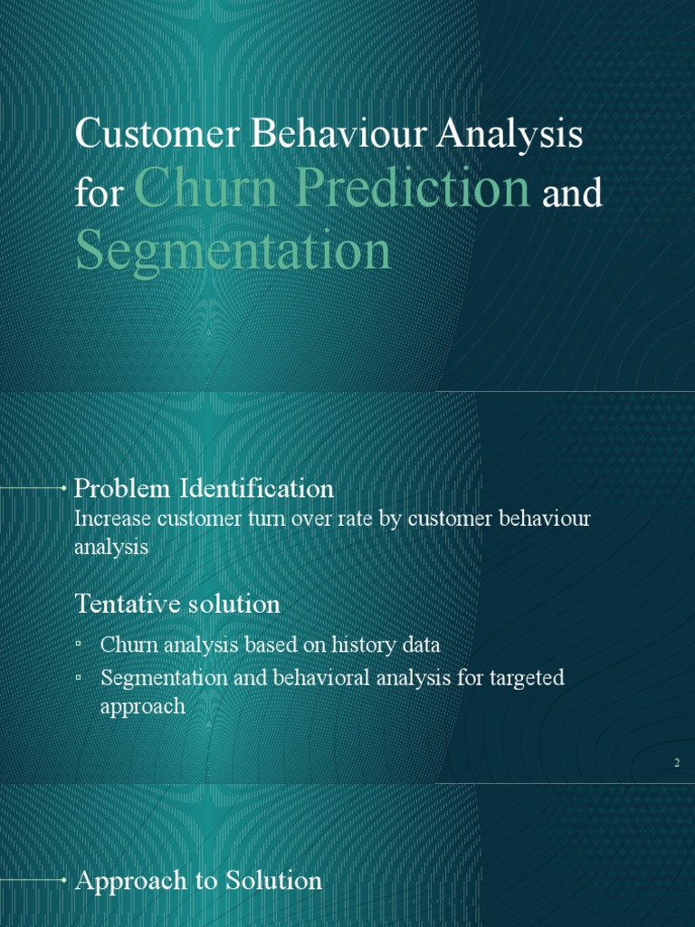 Customer Behaviour Analysis For and | PDF | Market Segmentation ...