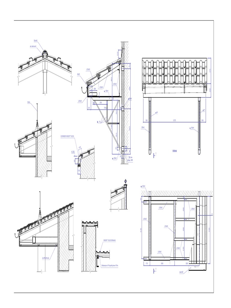 Detaliu Coama-Streasina123 | PDF | Building Engineering | Building ...