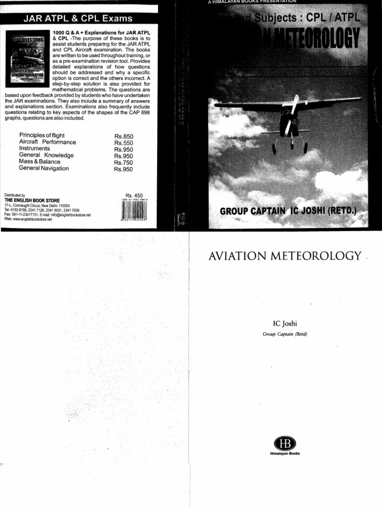 Aviation Meteorolgy Book Icjoshi | PDF | Troposphere | Atmosphere Of Earth