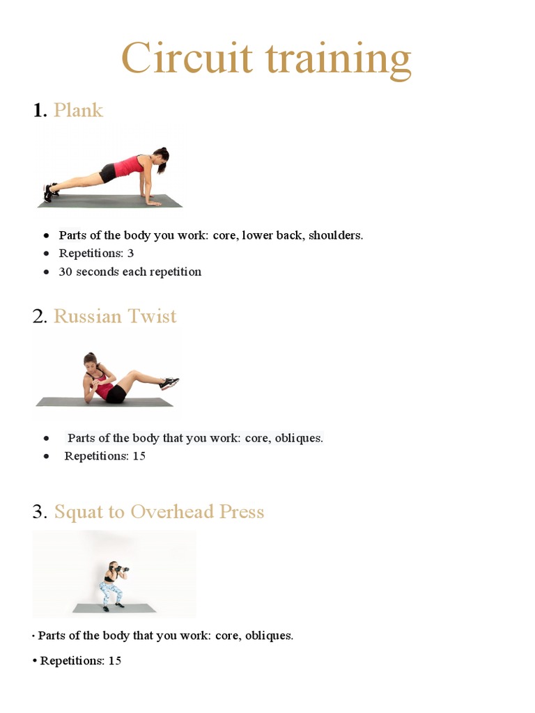 Circuit Training: Plank | PDF