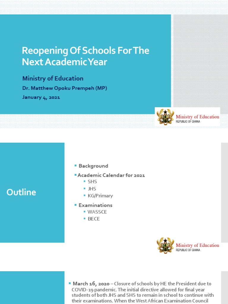 2021 Reopening of Schools | PDF | Academic Term