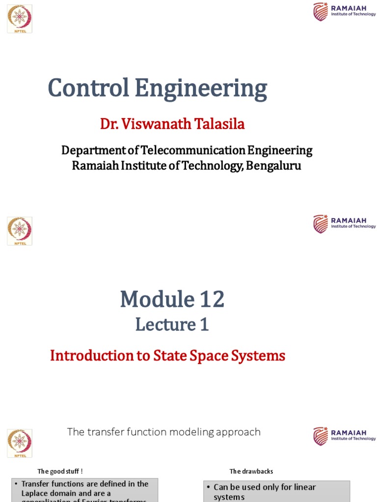 Mod12 - Lecture 1 | PDF | Control Theory | Eigenvalues And Eigenvectors