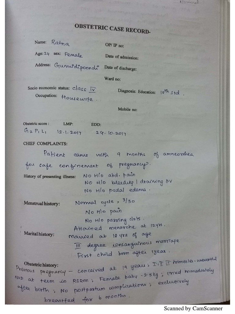 Obstetrics Cases | PDF