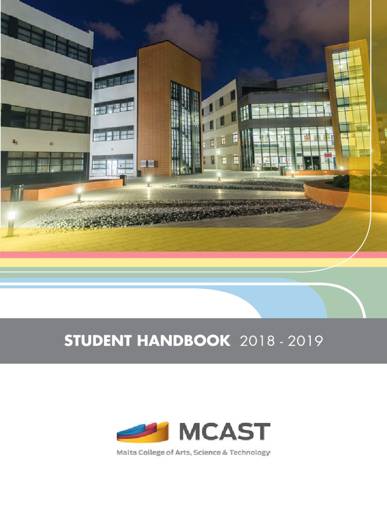 MCAST STUDENT HANDBOOK 2018-2019 Website-Upload-1 | PDF | Libraries ...