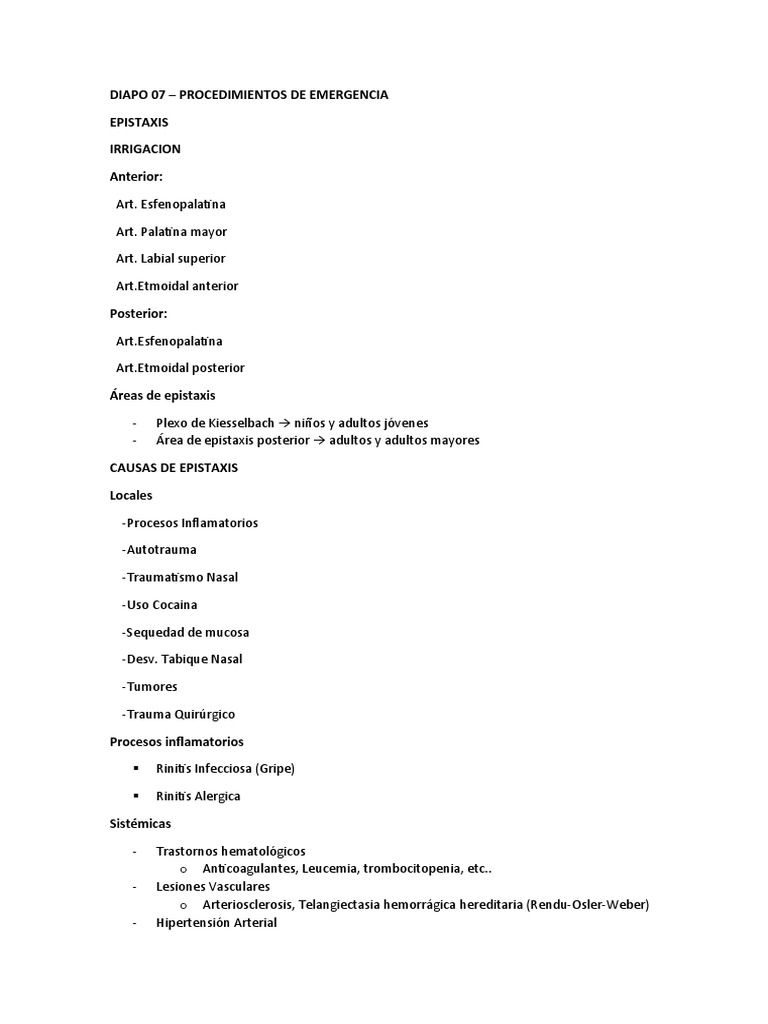 Procedimientos de Emergencia ORL | PDF | Laringe | Lesión