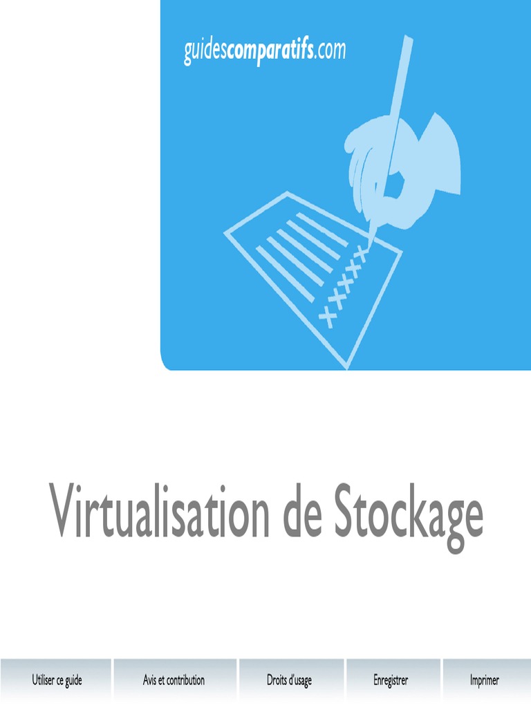 Guide Virtualisation de Stockage | PDF | Disque dur | Informatique