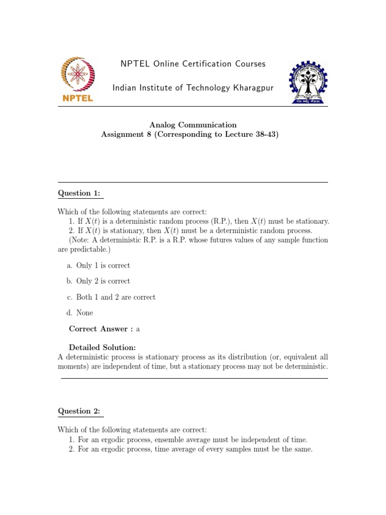 NPTEL Online Certification Courses Indian Institute of Technology ...