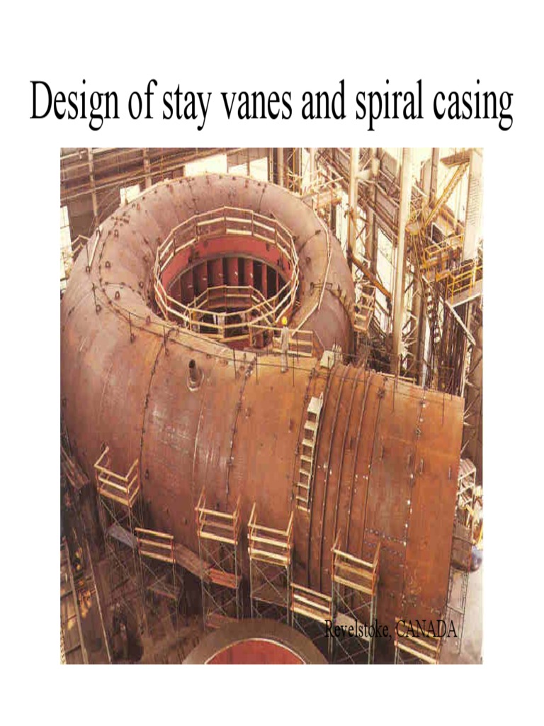 7 - Design of Stay Vanes and Spiral Casing | PDF | Force | Mechanics
