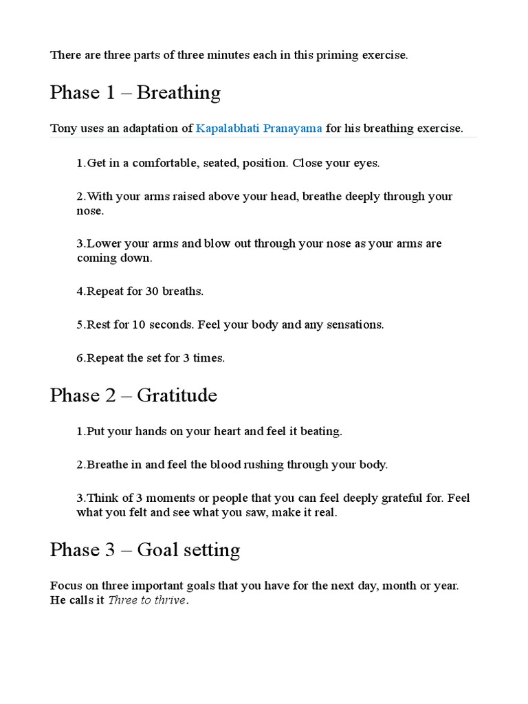 Priming Exercise Text | PDF