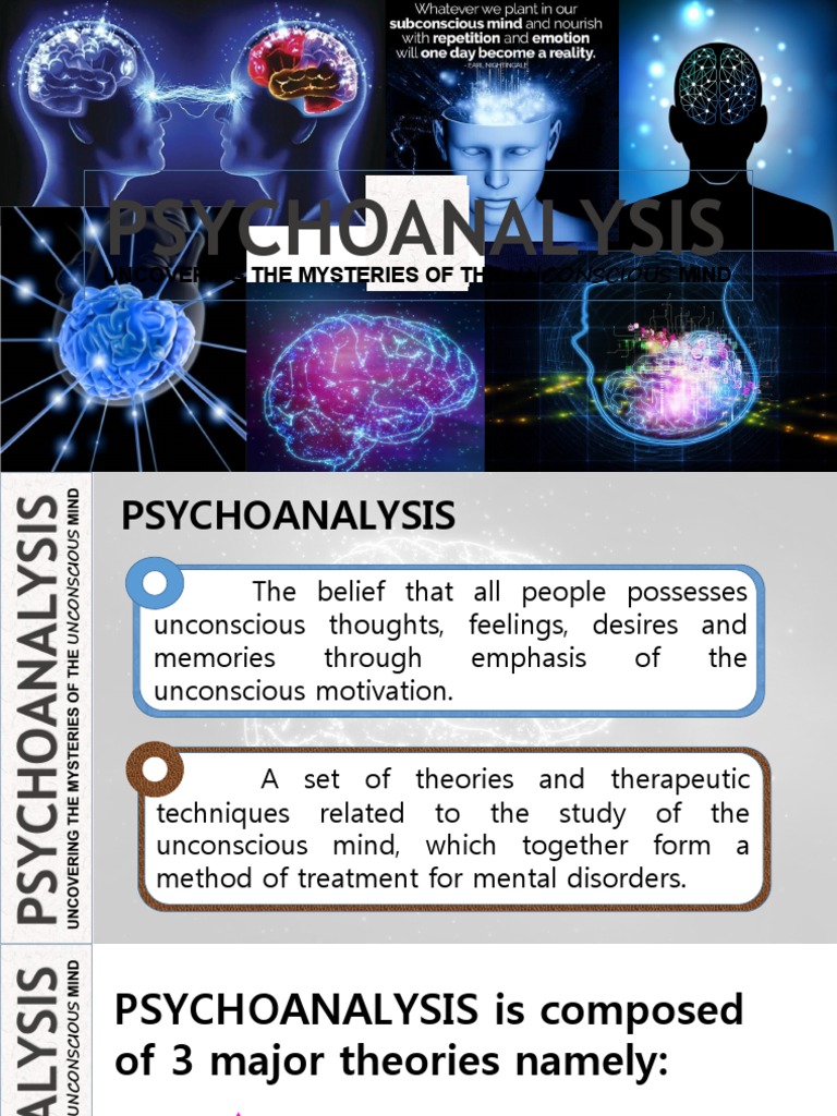 Psychoanalysis: Uncovering The Mysteries of The Unconscious Mind | PDF ...