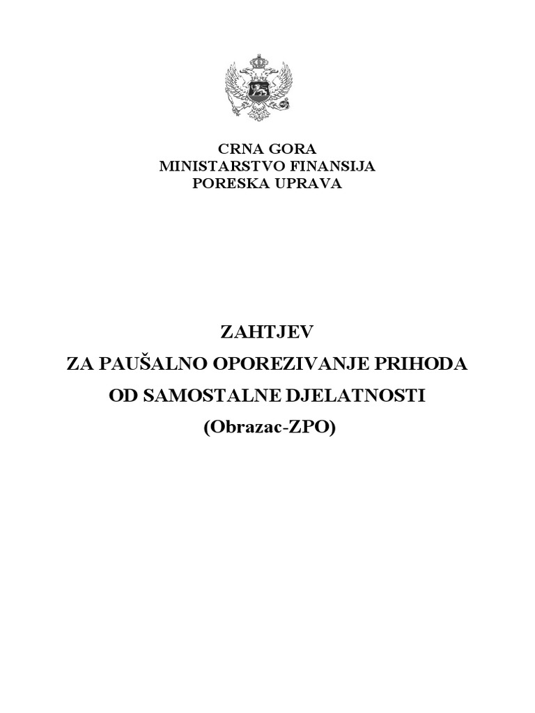 Obrazac ZPO | PDF