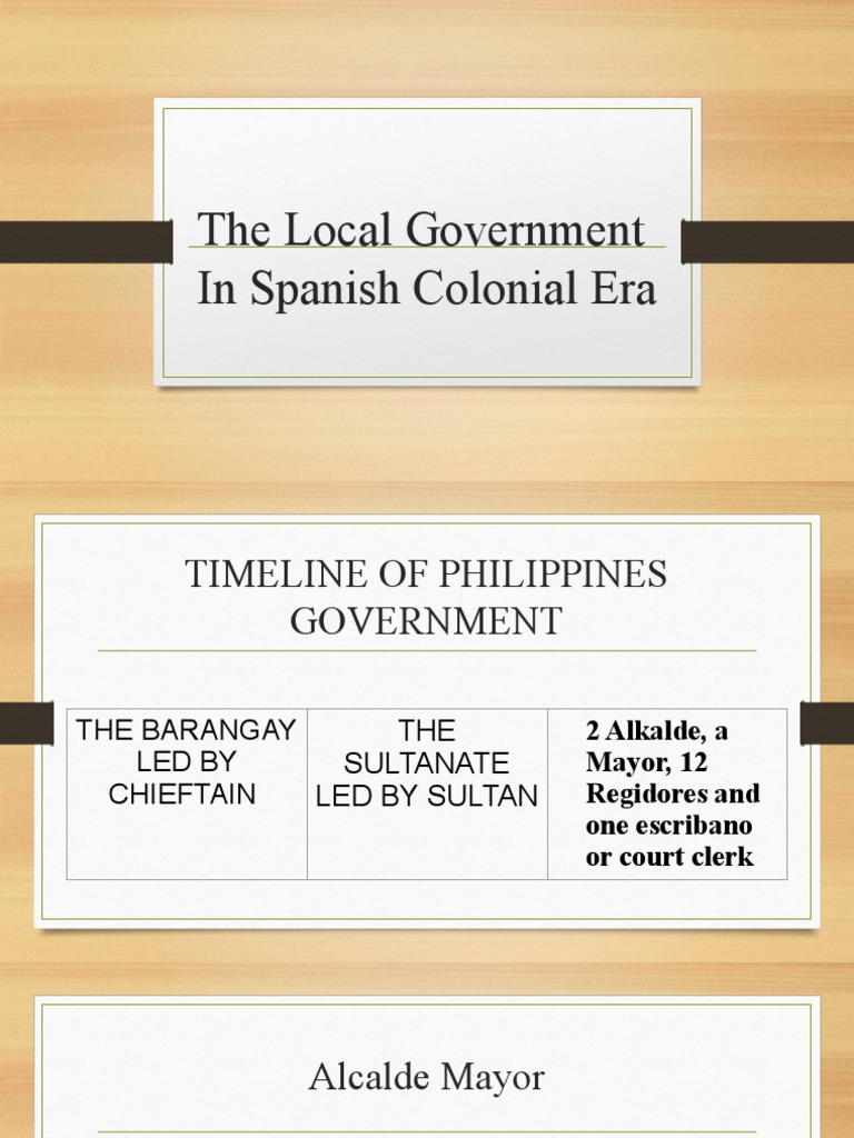 Spanish Colonial Government Structure | PDF | European Colonization Of ...