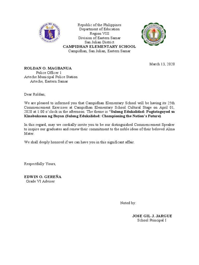 Invitation Guest Speaker | PDF