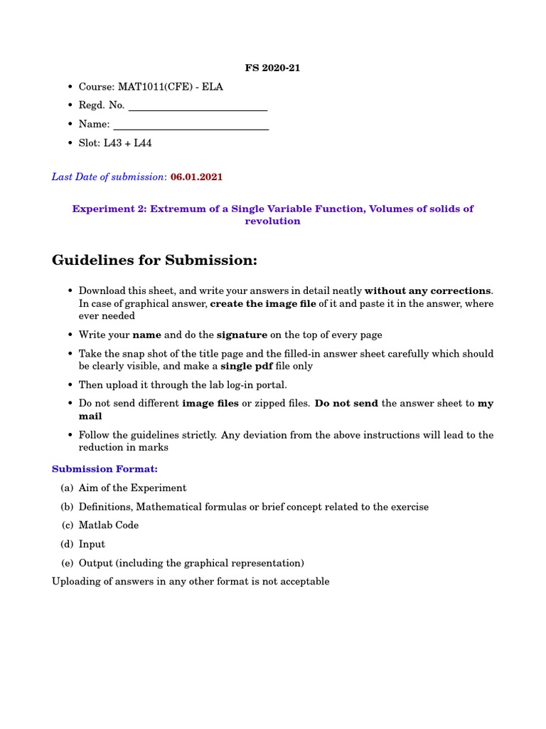Guidelines For Submission:: Last Date of Submission | PDF