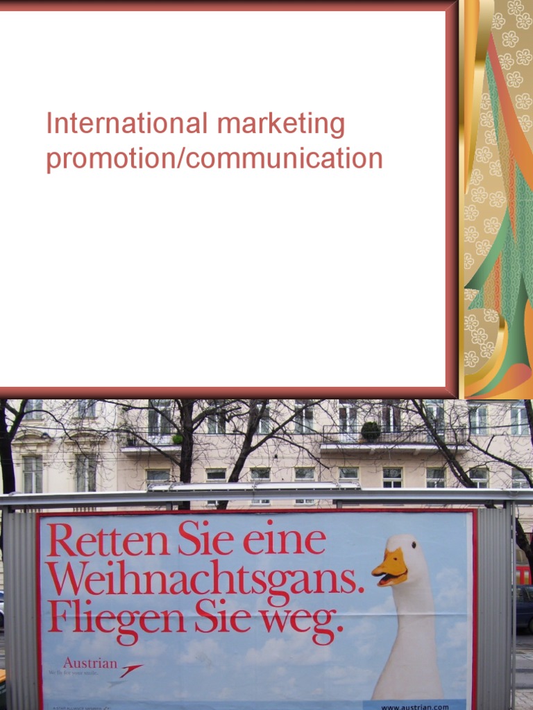 International Marketing Promotion/communication | PDF | Marketing ...