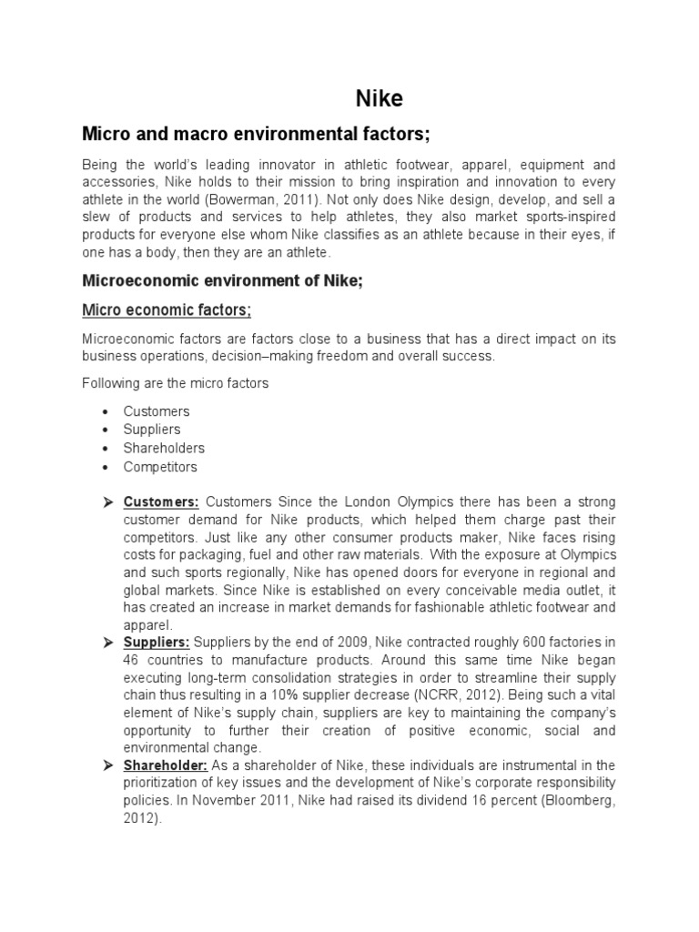 Micro and Macro Environmental Factors : Microeconomic Environment of ...