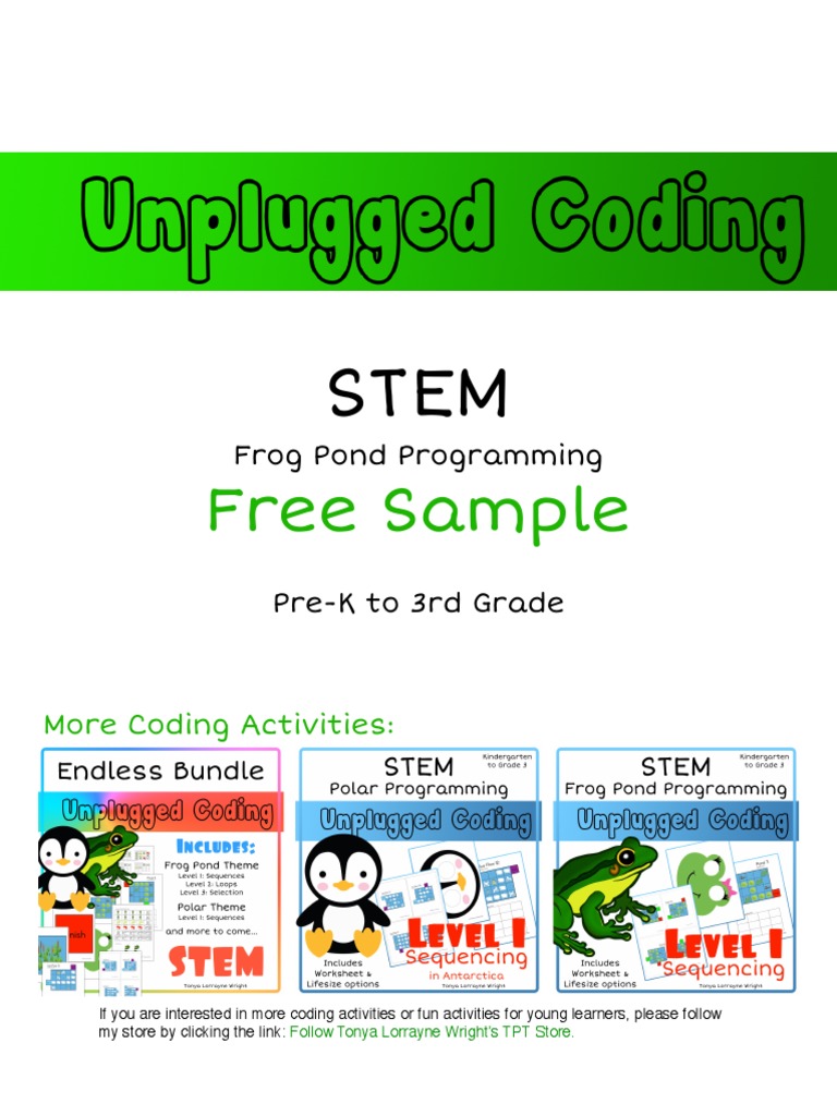 Free Sample: Frog Pond Programming | PDF | Computing | Information Technology