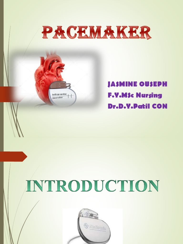 Pacemaker | PDF | Artificial Cardiac Pacemaker | Atrium (Heart)