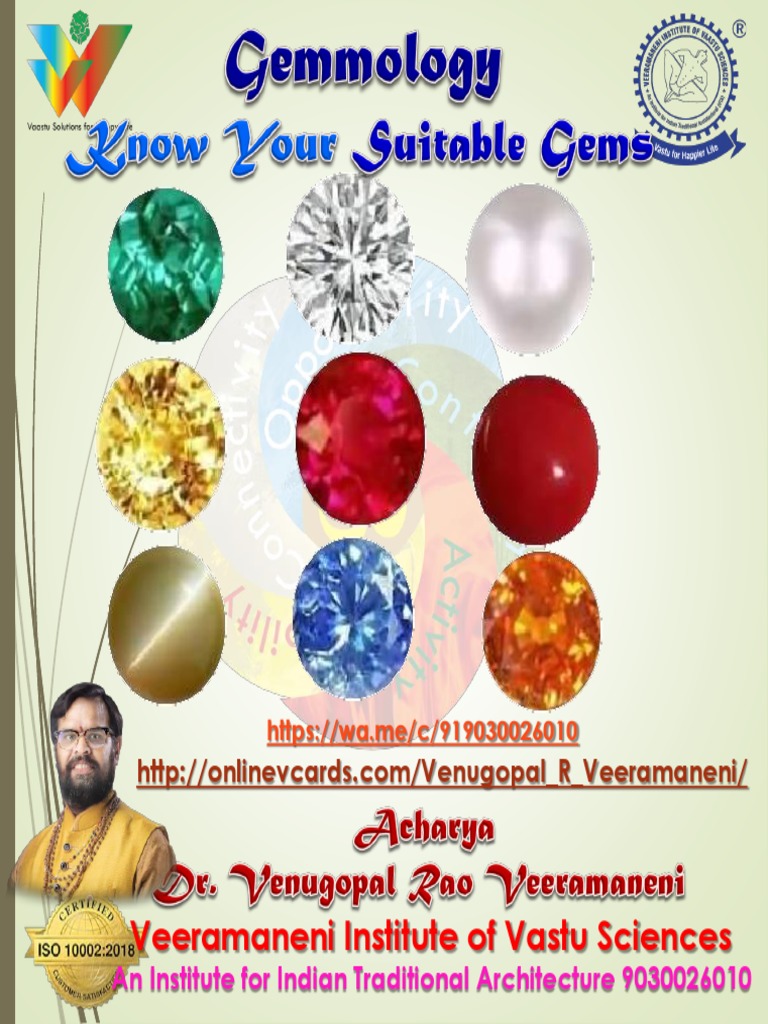 Gemmology - Know Your Suitable Gems PDF | PDF | Gemstone | Minerals
