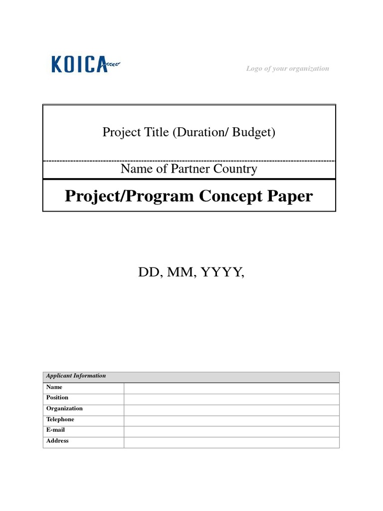 Koica PCP | PDF | Project Management | Gender