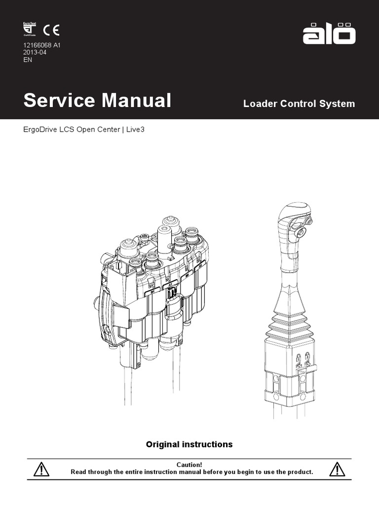 Service Manual: Loader Control System | PDF | Tractor | Elevator
