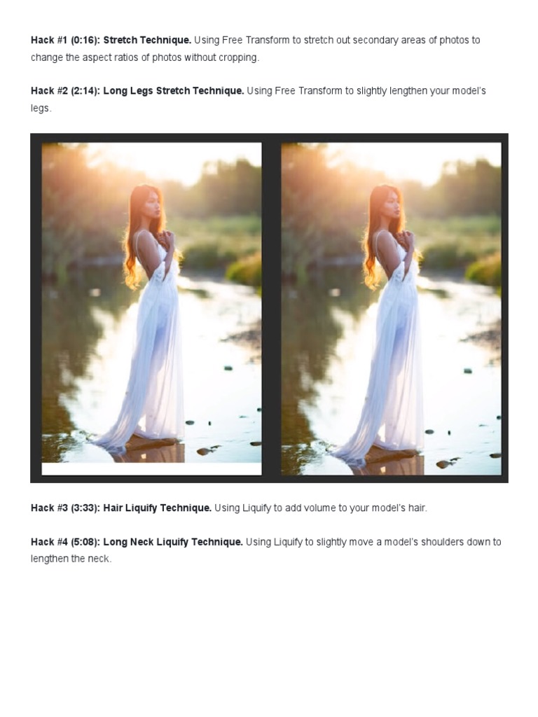 10 Photoshop Hacks For Portraits | PDF