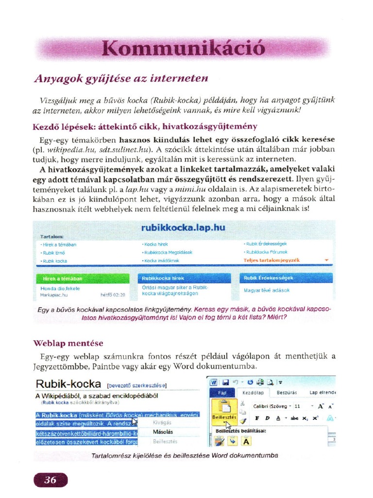 Osztályos Informatika Könyv | PDF