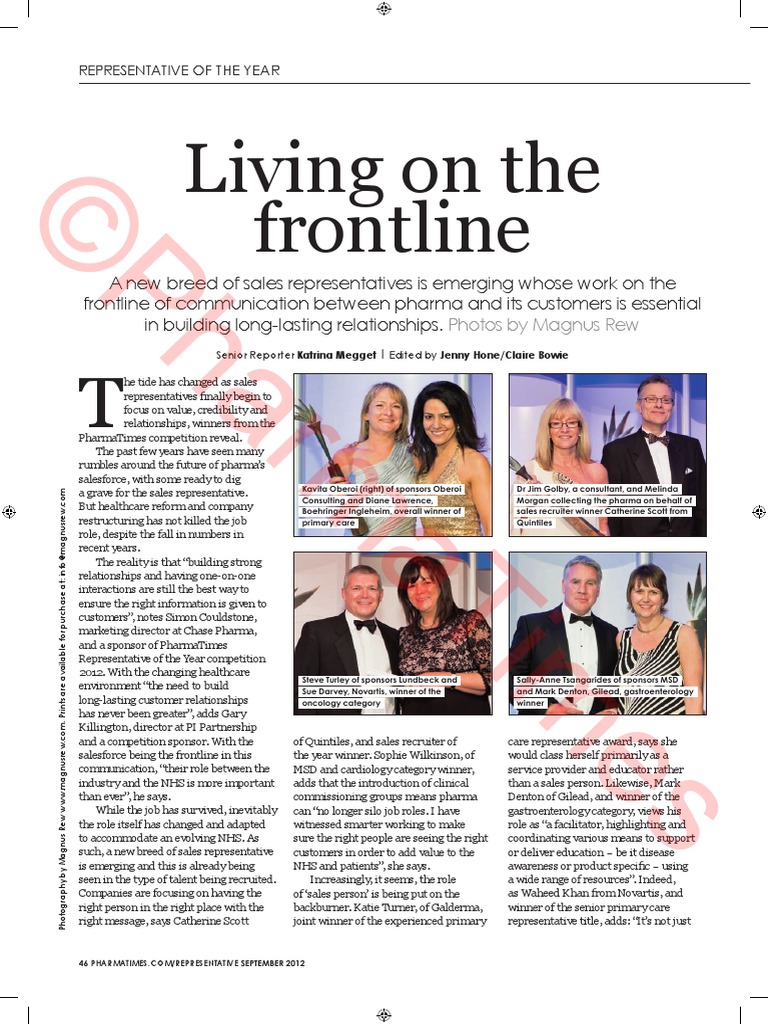 09 Living On The Frontline | PDF | Patient | Health Care