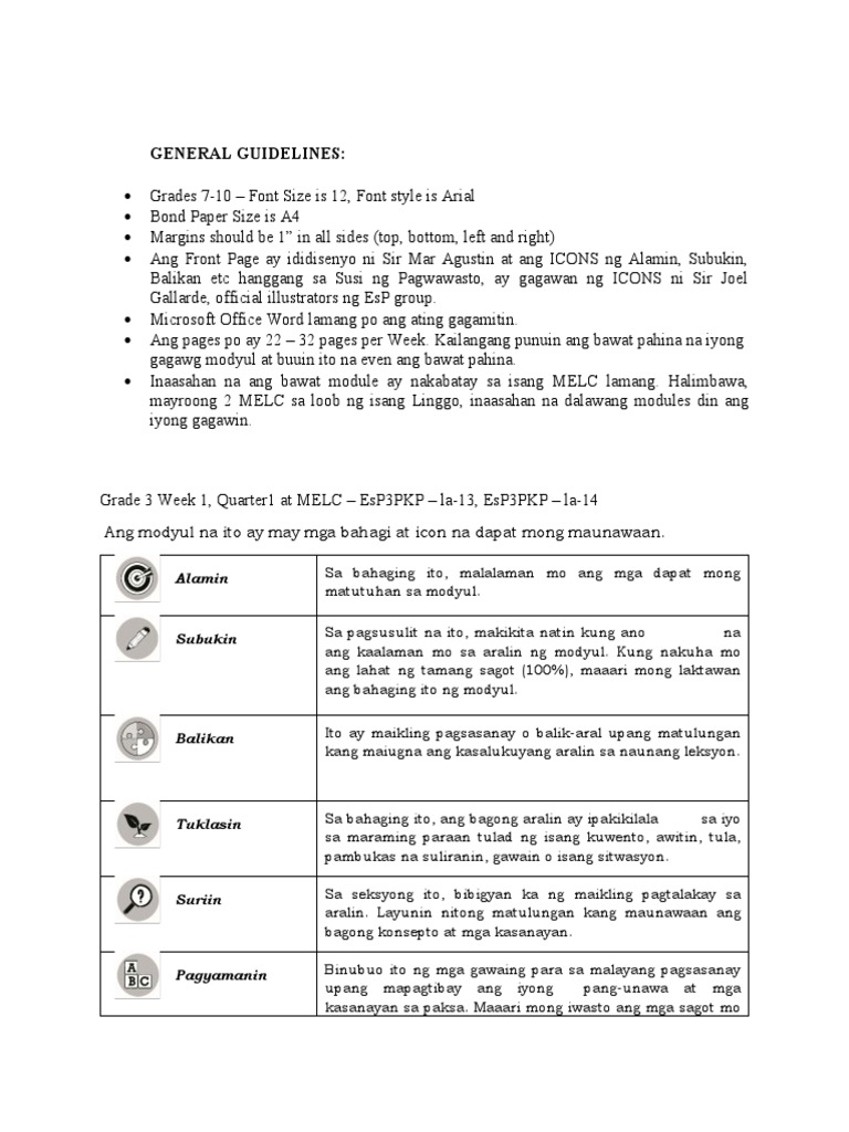 General Guidelines On The Devt of Self Learning Module | PDF