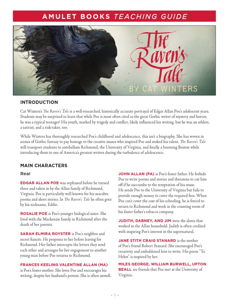 The Raven's Tale Teaching Guide | PDF | Edgar Allan Poe | The Raven