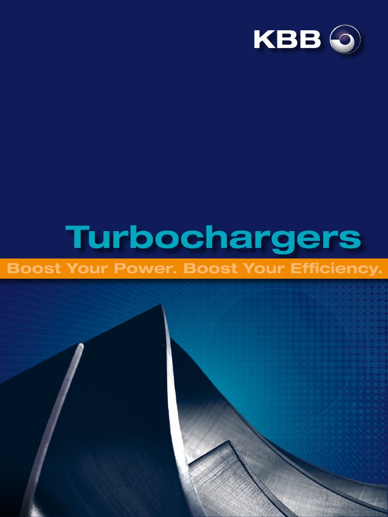 Broschuere KBB Turbo Produkte | PDF | Turbocharger | Vehicle Technology