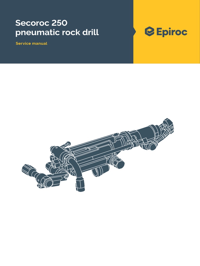 L Secoroc 250 Rock Drill Service Manual English PDF | PDF | Nut ...