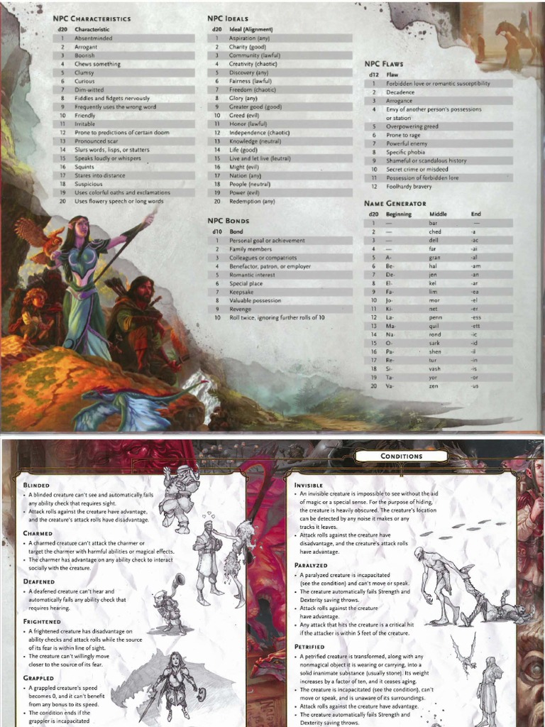 DND 5e Dungeon Master Screen PDF | PDF | Nature