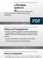 10 ARALIN 4 Pokus NG Pandiwa (Pinaglalaanan at Kagamitan) | PDF